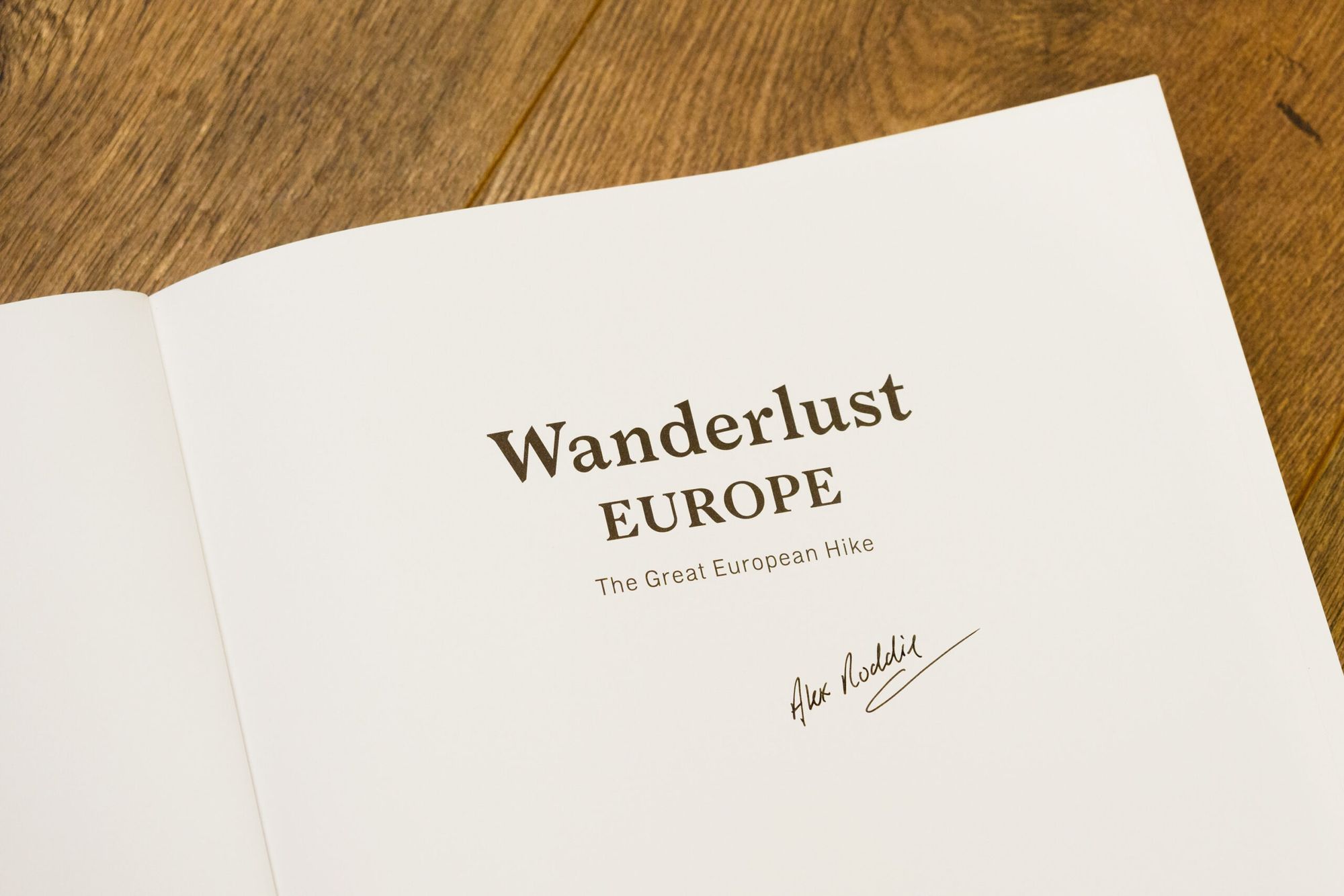 Signed copies of Wanderlust Europe available for a short time | Alex Roddie